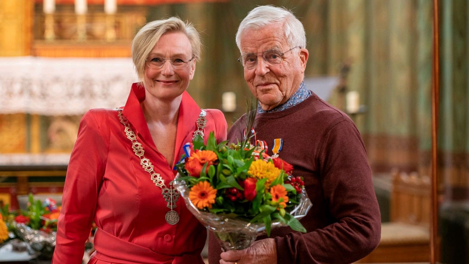 Gerard van Heusden ontvangt lintje van burgemeester • DREMPT.info